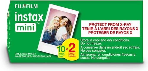 Fujifilm Instax Mini Film 10x2 – 20 Exposiciones