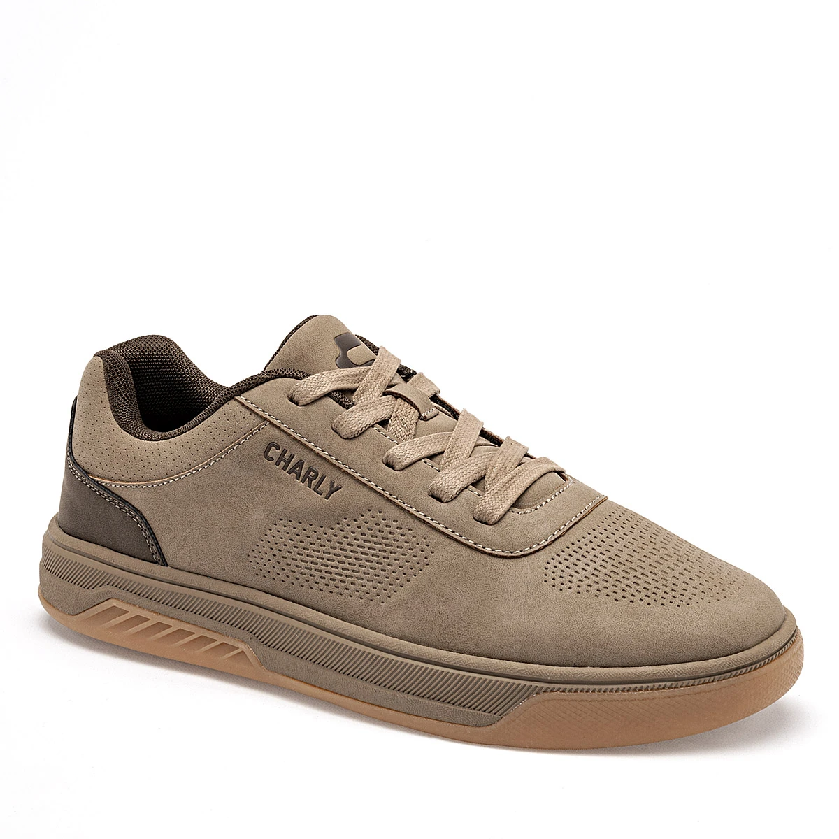 Charly Tenis Urbano Para Hombre Beige Café Cod.139711