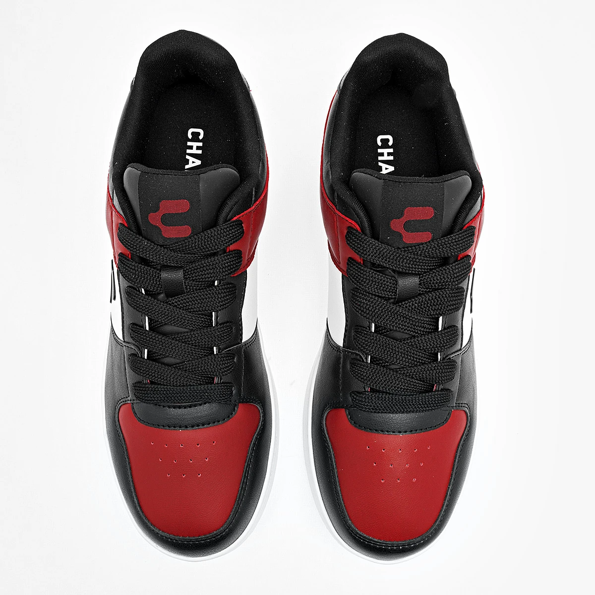 Charly Tenis Urbano Para Hombre Rojo Negro Blanco Cod.139720
