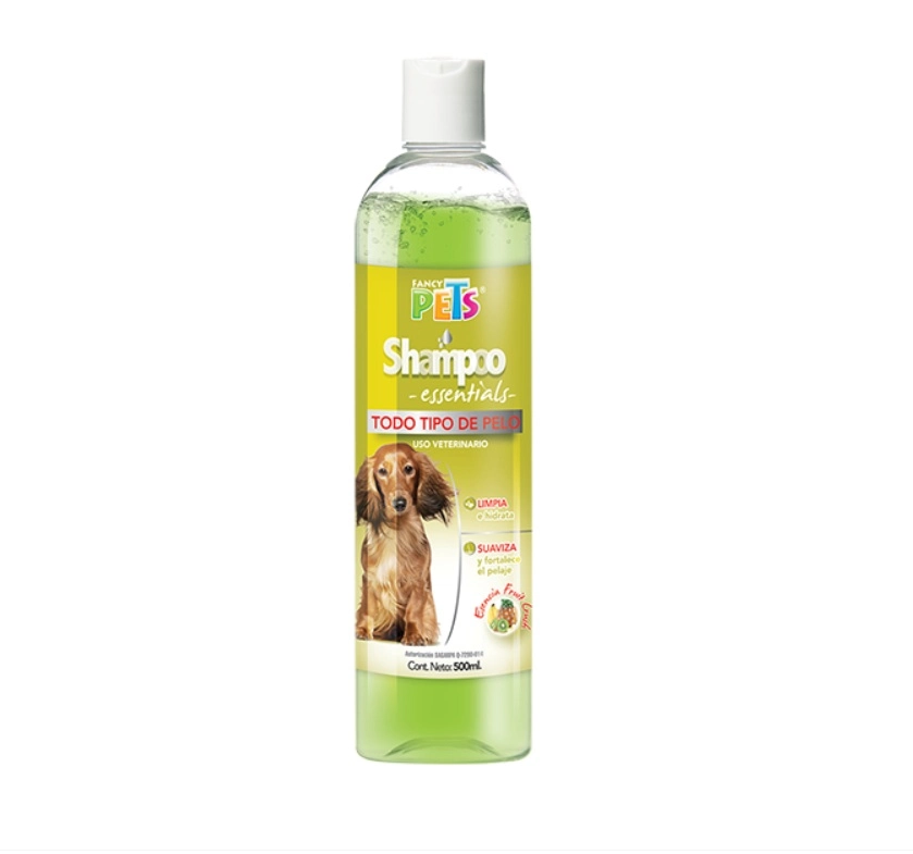 Fancy Pets Shampoo Essentials Todo Tipo de Pelo Uso general 500ml
