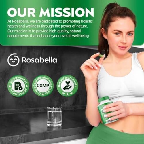 Cápsulas de Moringa Rosabella - Moringa pura en polvo, superalimento ...