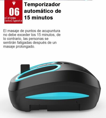 Masajeador De Pies Máquina Calor Con Control Remoto,Negro